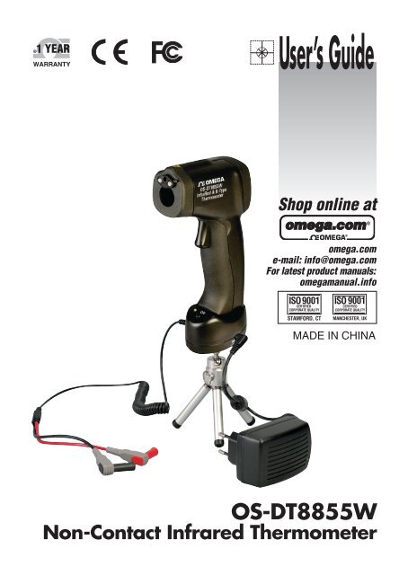 Infrared Thermometer - Omega Engineering