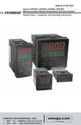 CN7500/CN7800 Temperature Controller Instruction Sheet - Carnegie