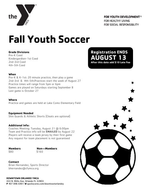 Youth Soccer Flyer