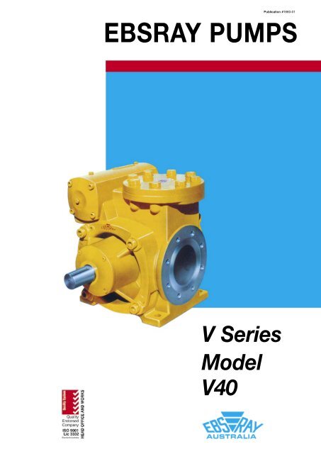 V Series Model V40 - Ebsray Pumps
