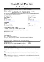 MSDS Material Safety Data Sheet - Mercedes Medical