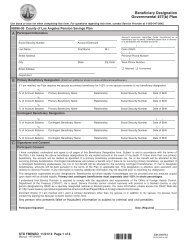 Governmental 457(b) Plan Massachusetts Deferred Compensation