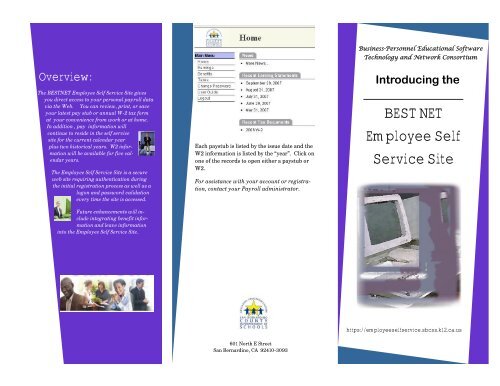 BEST NET Employee Self Service Site