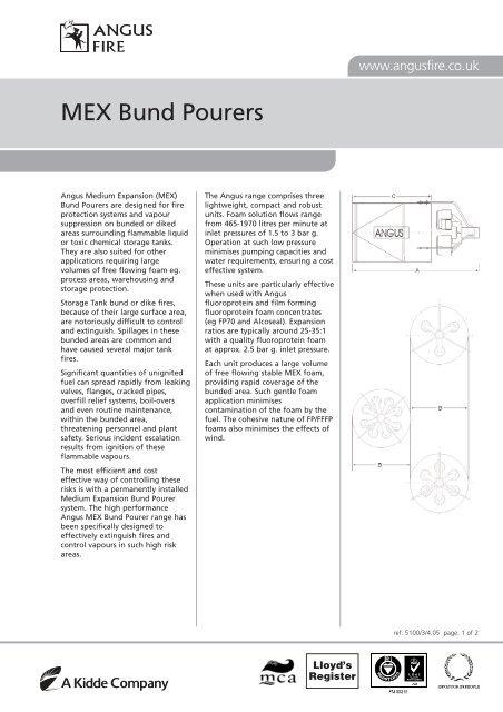 MEX Bund Pourers - Angus Fire