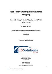 STOCK FOOD SUPPLIER DECLARATION FORM - sfmca