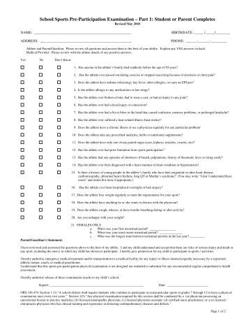 School Bus Driver Physical Form - Alabama Education Association