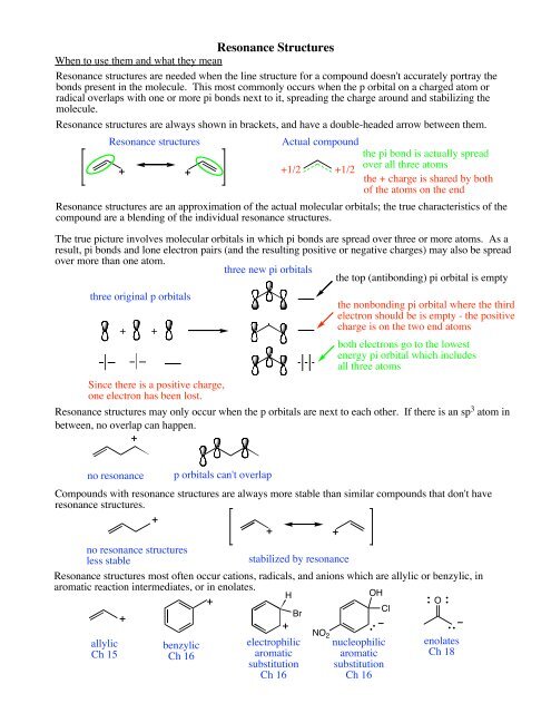 Resonance Structures