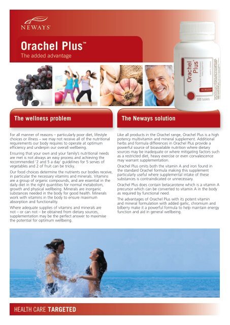 Orachel Plus™ - Neways Australia