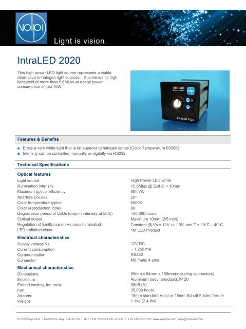 IntraLED 2020 - Photonic Sourcing