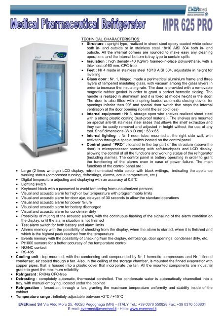 Technical Sheet MPR 625 PRO - bds-cy.com
