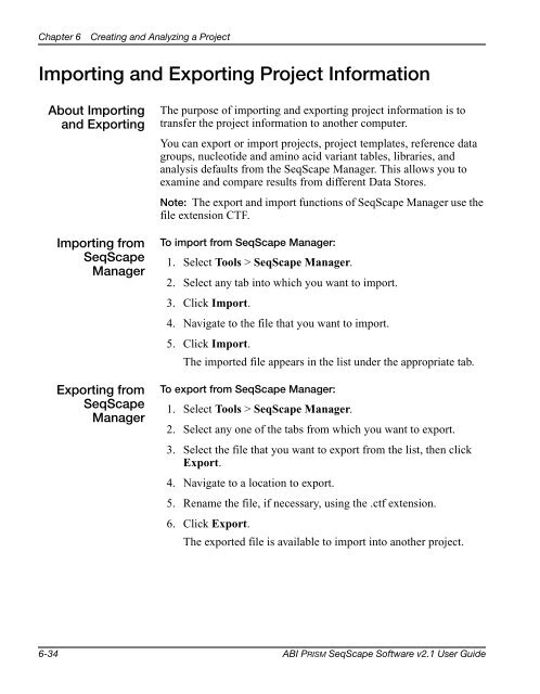 Chapter 6 Creating and An