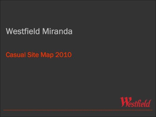 Westfield Miranda Logo Ron Bennett Westfield Miranda Canalside