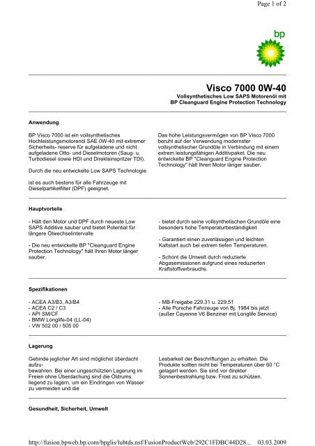 Visco 7000 0W-40