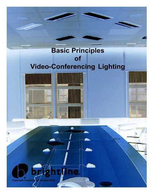 Basic Principles of Video-Conferencing Lighting