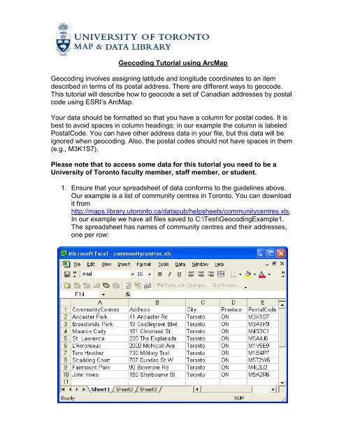 Geocoding Tutorial Using Geopinpoint Suite The Map And Gis Website 8896