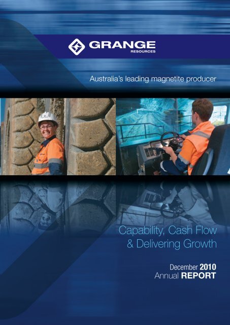 2010 Annual Report - Grange Resources