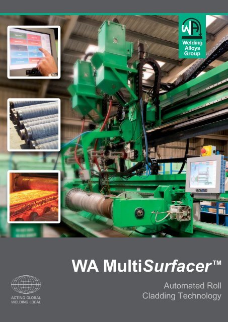 WA Roll Cladding Machine - The Welding Alloys group