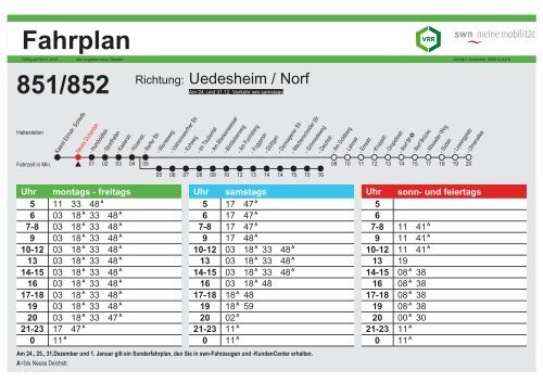 Fahrplan