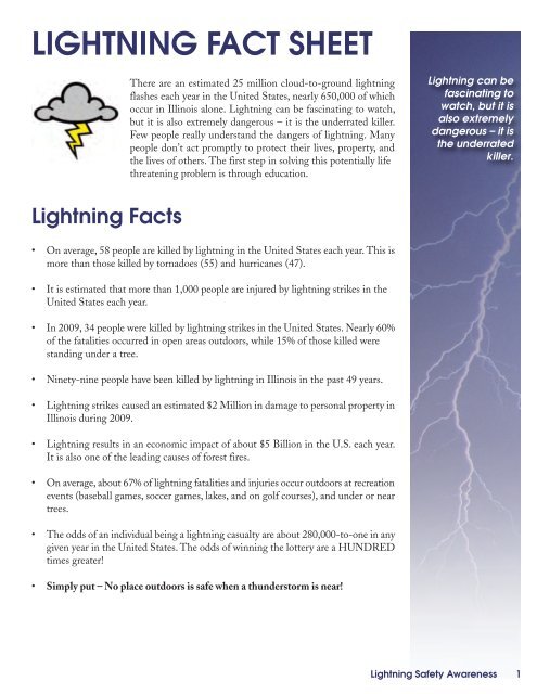 LIGHTNING FACT SHEET Ther