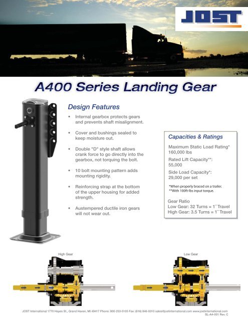 Jost A400 Landing Legs Offers Online | dpise2022.dps.uminho.pt