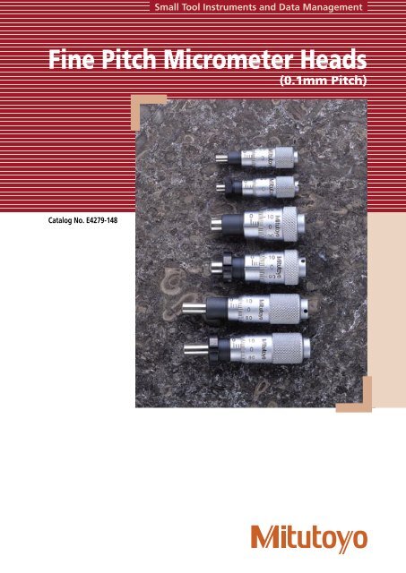Fine Pitch Micrometer Heads - Mitutoyo Scandinavia AB