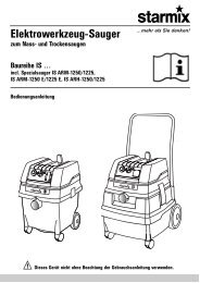 Ersatzteile â Preisliste ELECTROSTAR GmbH D-73262 ... - Starmix