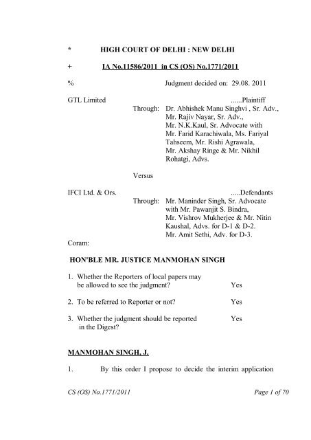 Order - District Courts Of India...