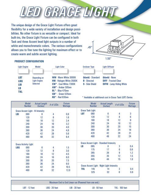 LED GRACE LIGHT - The Lighting Division