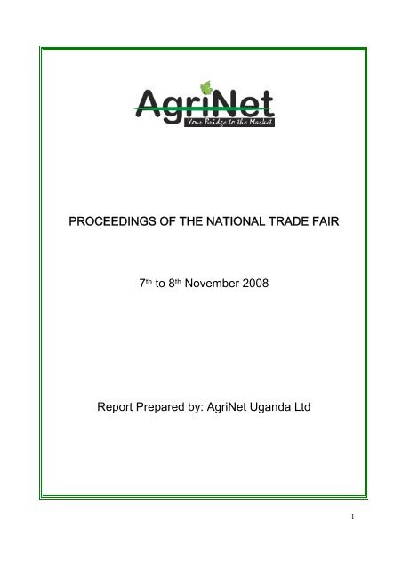 AgriNet Uganda Ltd - Linking Learners