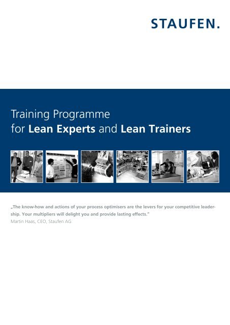 Lean Development Training - Staufen.