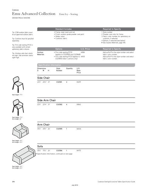 Emu Advanced Collection Emu Ivy â€“ Seating - Steelcase