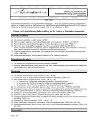 Inspection Checklist Residential Re-Roof - MyBuildingPermit.com