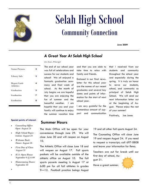 Selah High School - Selah School District