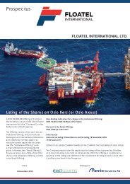 Floatel Victory Data Sheet - Floatel International