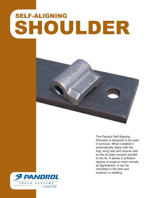 Self Aligning Shoulder - Pandrol USA