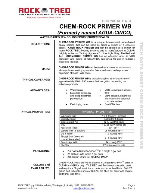 COMPANION PRODUCTS - Rock-Tred