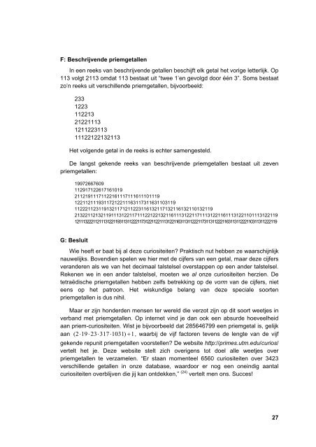 C: Repunit priemgetallen