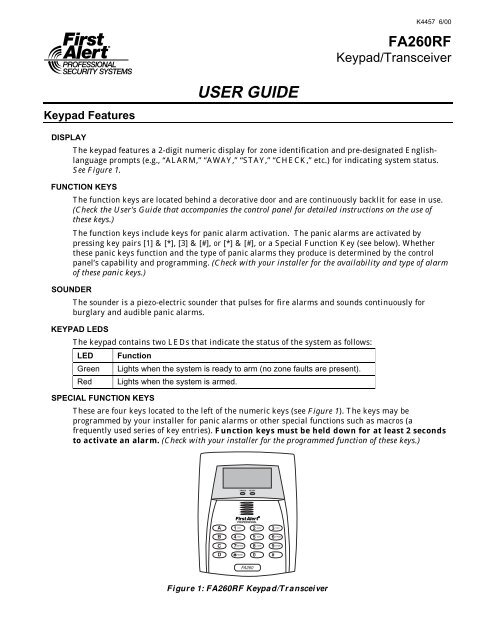 FA 260RF - Marlin Central Monitoring