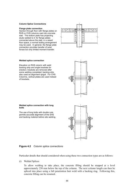 Column Splice Connections