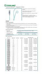Radifocus® Angiographic Catheter