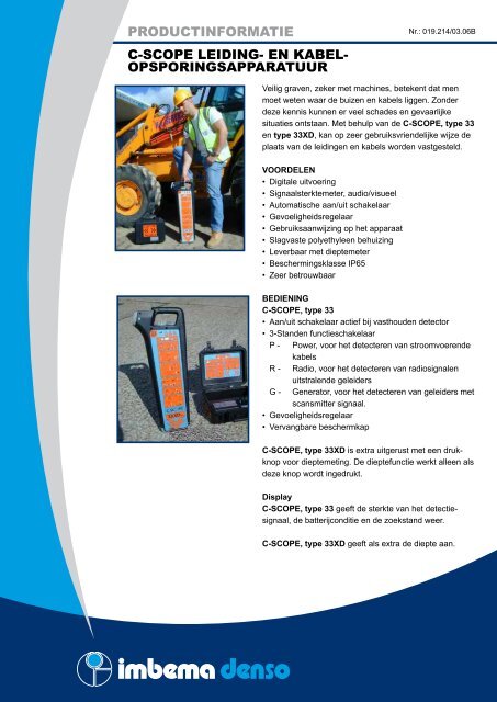 Handleiding - Imbema Denso