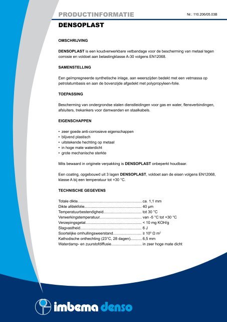 Handleiding - Imbema Denso