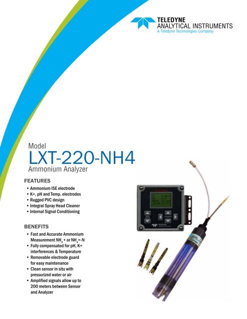 LXT-220-NH4 - Teledyne Analytical Instruments