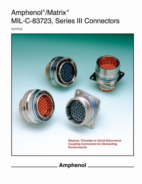 MIL-C-83723 Series III Complete Catalog