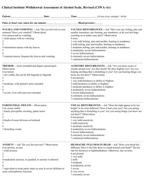 clinical-institute-withdrawal-assessment-of-alcohol-scale-ireta