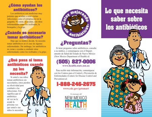 Spanish Brochure 10/03 - New Mexico Department of Health