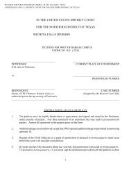 Rule 60 Motion for Relief from Judgment - US District Court ...