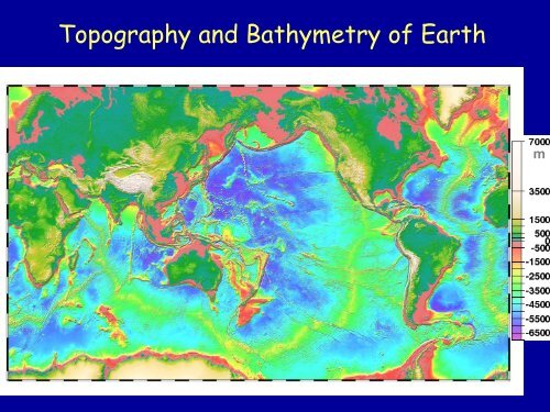Topography and Bathymetry of Earth