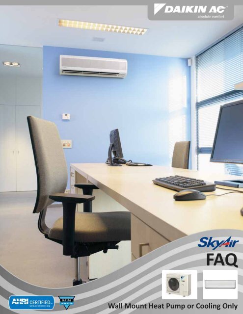 Heat Pump and Cooling Only Consumer Flyer - Daikin AC