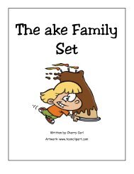 -ate Word Family List